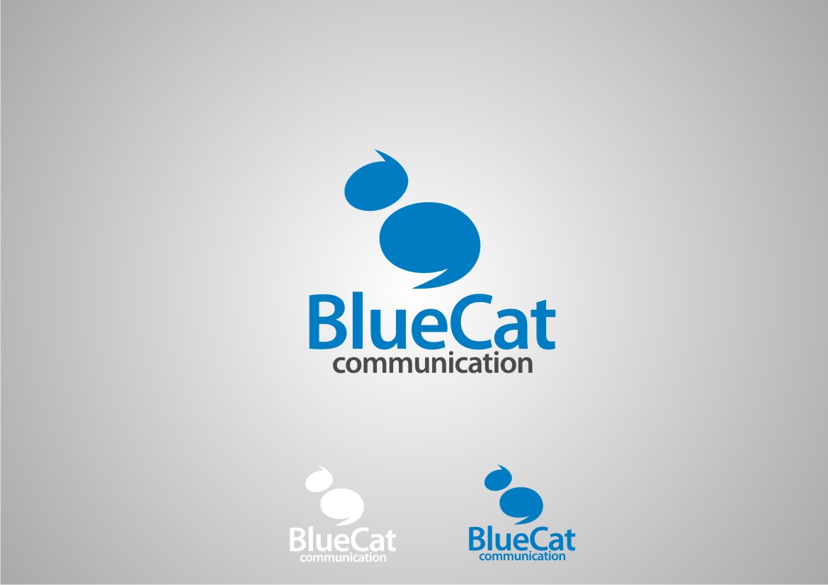 Logo Design for Blue Cat Communications, a Logo & Identity project by ...