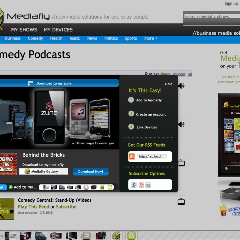 A Web & Mobile Design project by Mediafly on crowdspring