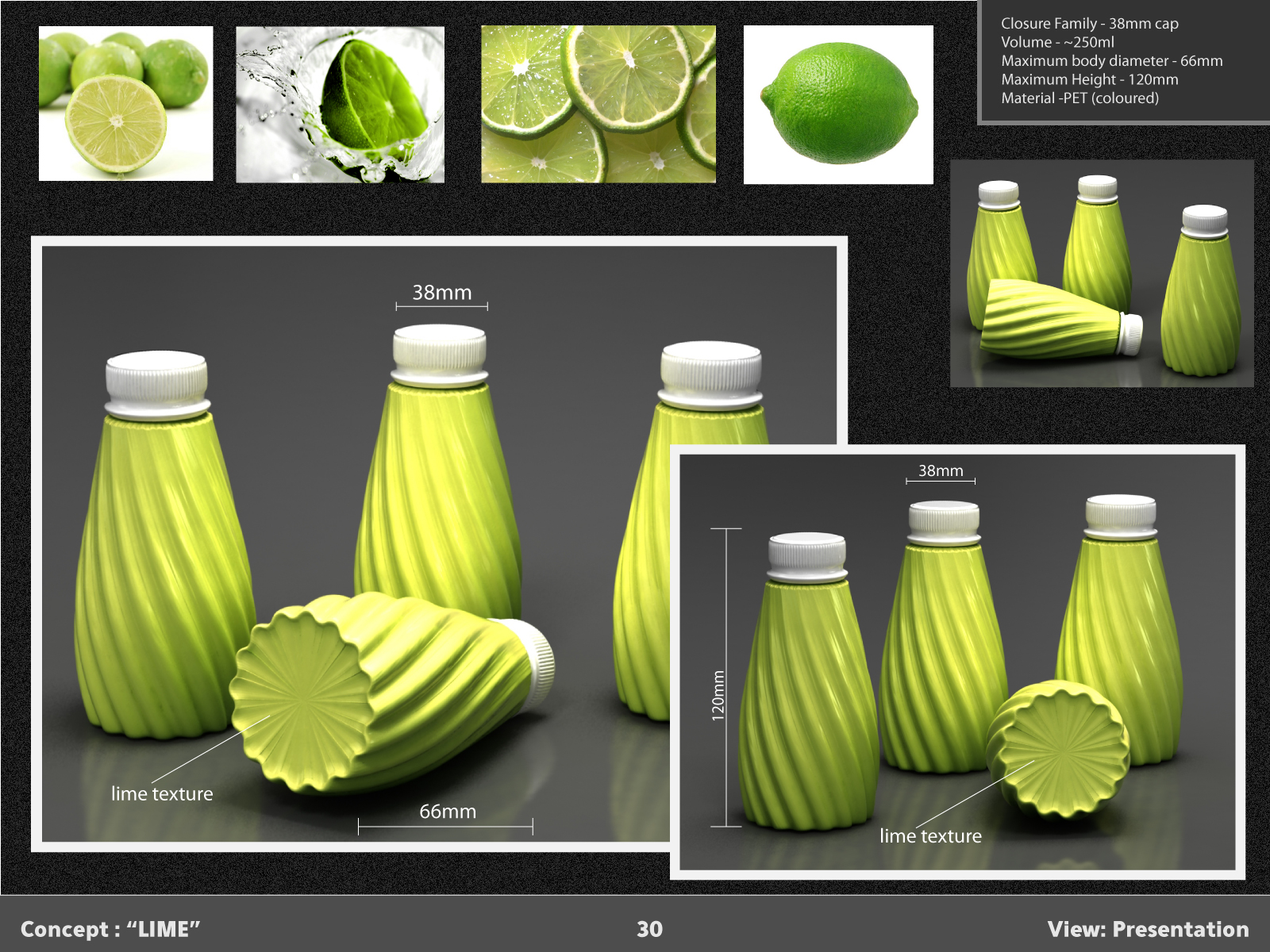 Shape a new iconic bottle for a breakfast beverage, a Product ...