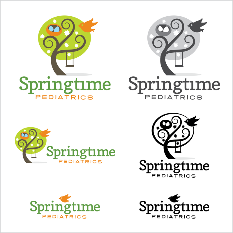 Create a logo for a pediatrician that captures hearts and is memorable ...