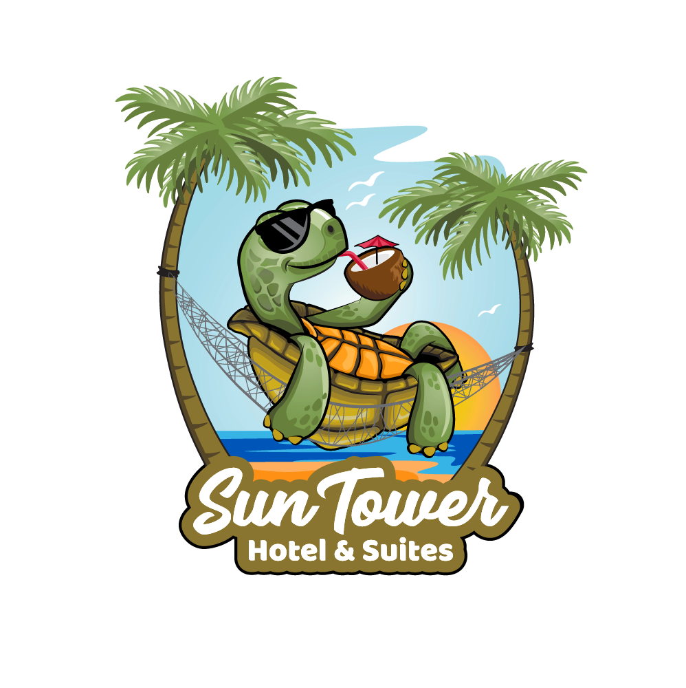Turtle Logo for fun boutique beach hotel & grille, a Logo & Identity ...