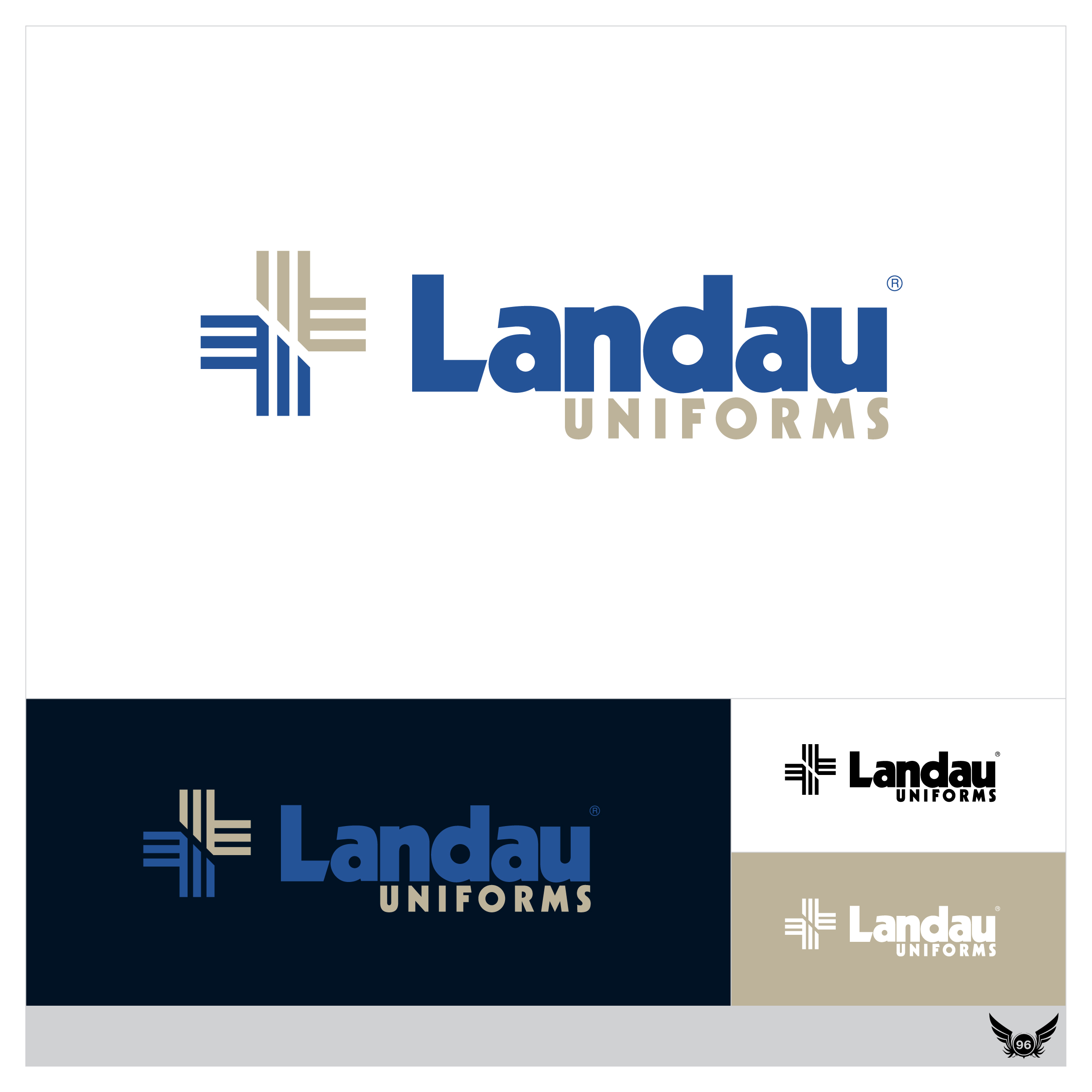 Landau Uniforms / ICON, a Logo & Identity project by dowdellcan ...