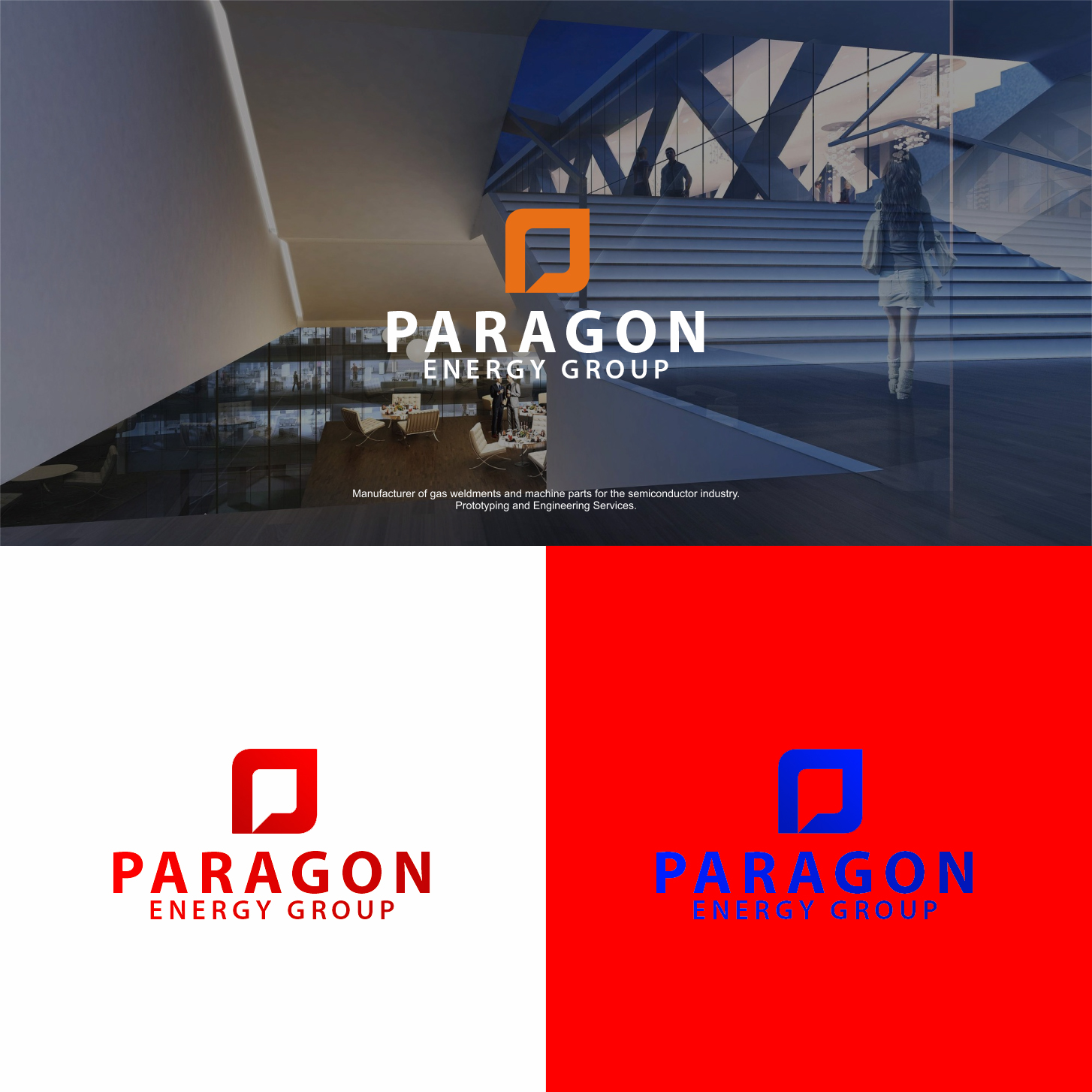 Paragon Energy - custom logo for oil and gas consulting firm women ...