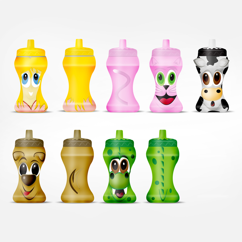 Kids Sippy Cups Designs, a Art & Illustration project by inzone ...