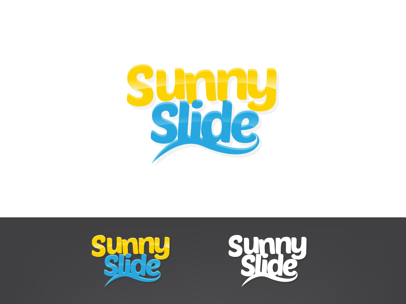 "Sunny Slide" Fun/Simple Logo Needed for Giant Slip N Slide Event, a ...