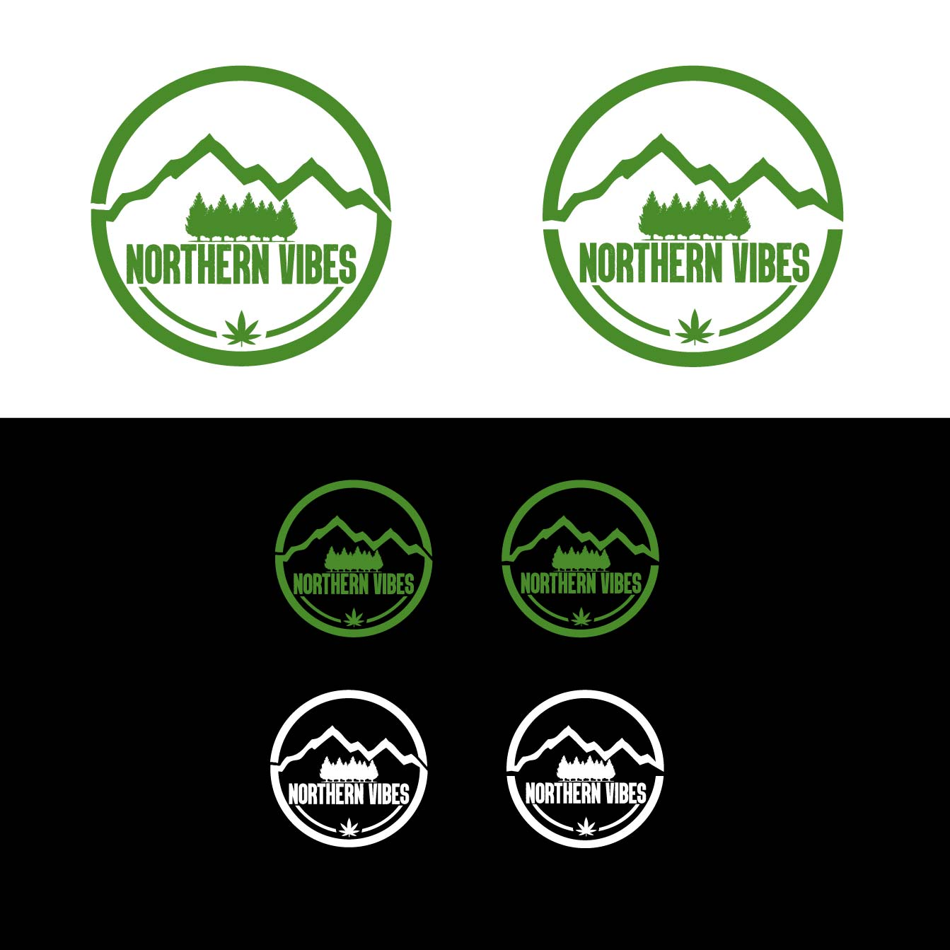 Legal Cannabis retail in Canada - Northern Vibes, a Logo & Identity ...