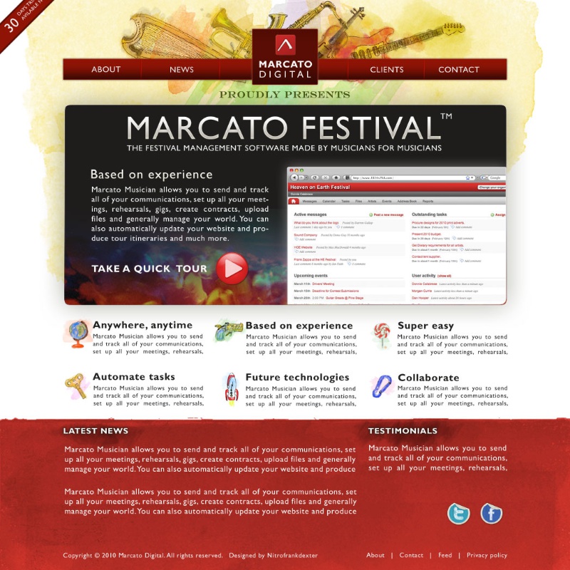 A Web & Mobile Design project by marcato on crowdspring