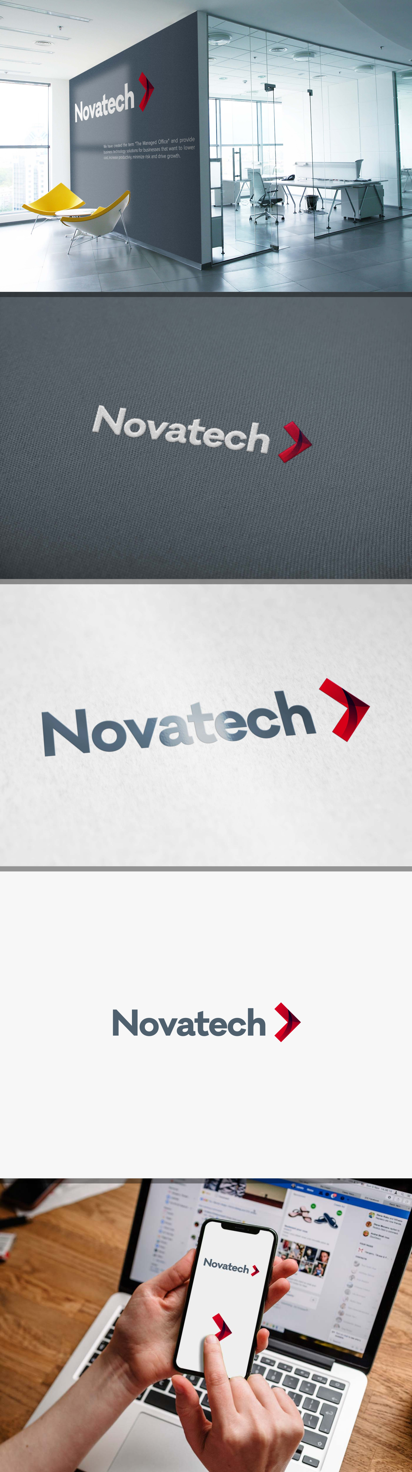 Novatech logo rebrand, a Logo & Identity project by dmoorman | crowdspring