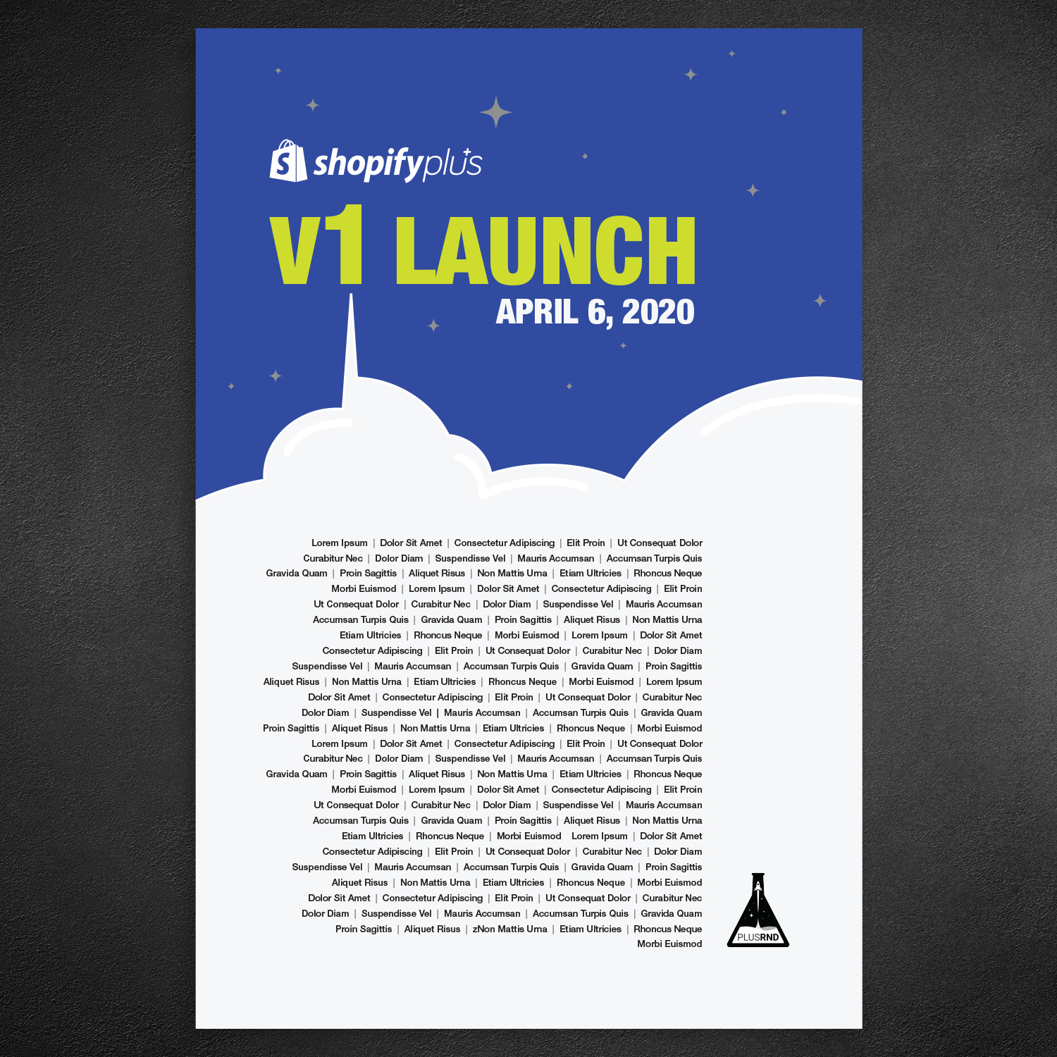 Design a poster for our major product launch, a Business & Advertising ...