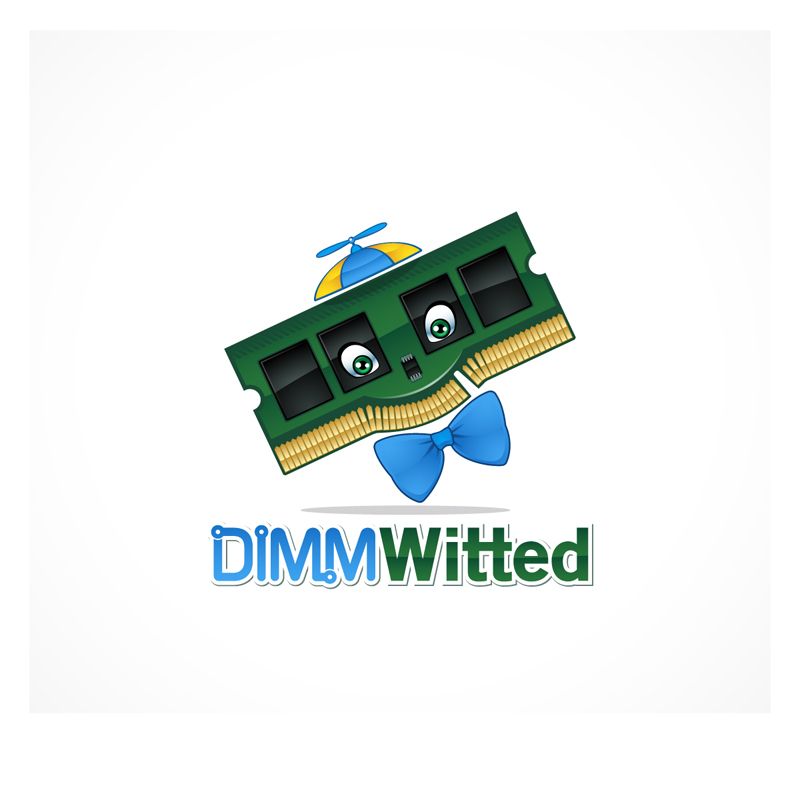 Dimwit's DIMM Wit, a Logo & Identity project by hazyresearch | crowdspring