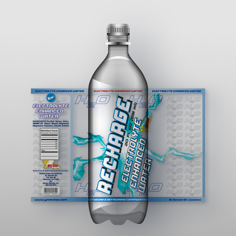 Design a NEW Electrolyte Water Bottle Label, a Graphic Design ...