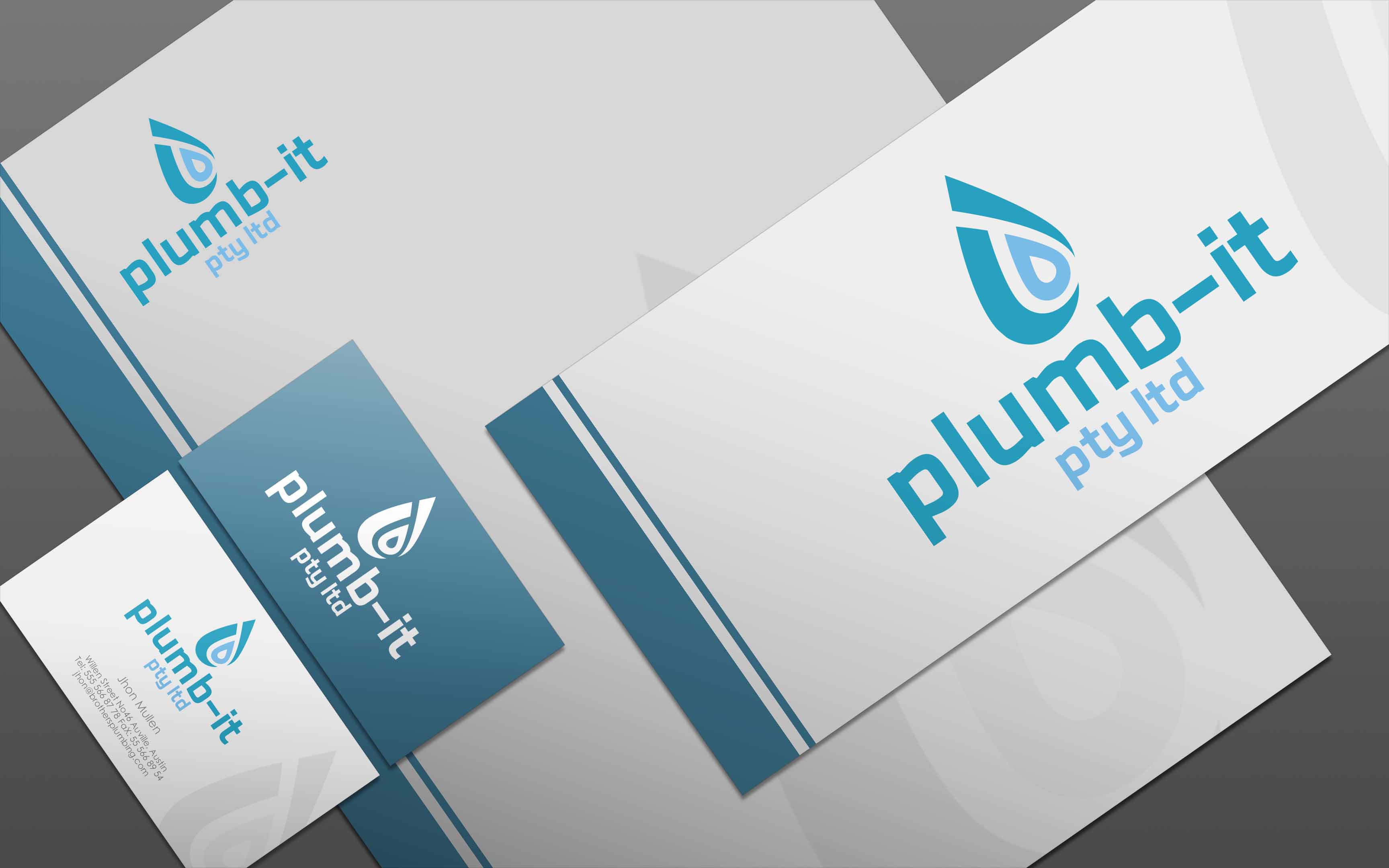 Plumb-It Pty Ltd LOGO, a Logo & Identity project by Tomfoowe1 | crowdspring