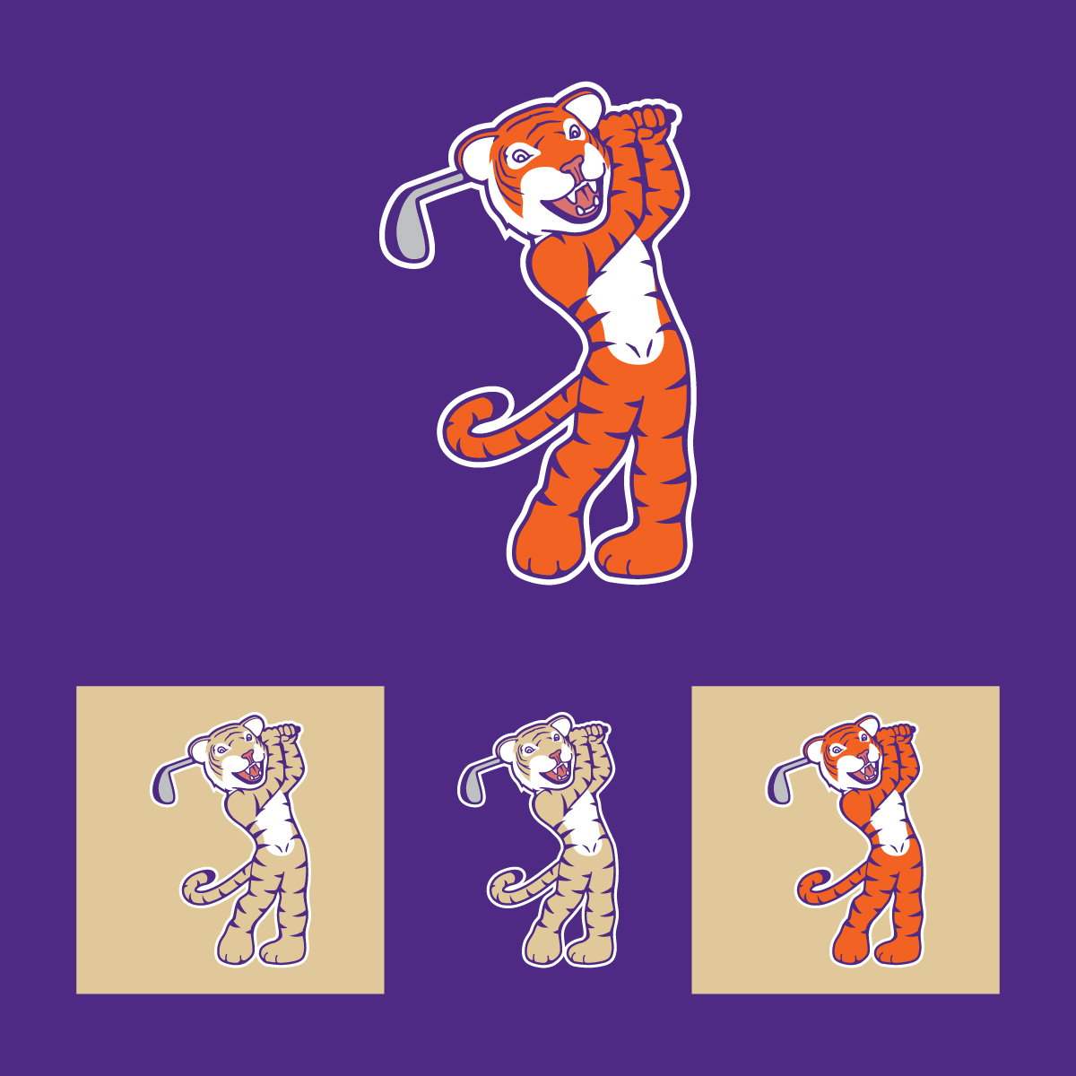 Golfing Tiger Logo, a Logo & Identity project by pwoliver | crowdspring