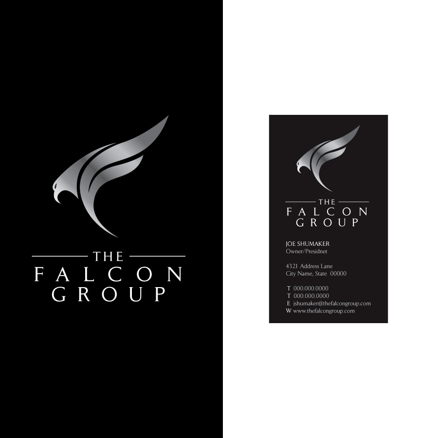 The Falcon Group, LOGO and BUsiness card, a Logo & Identity project by ...