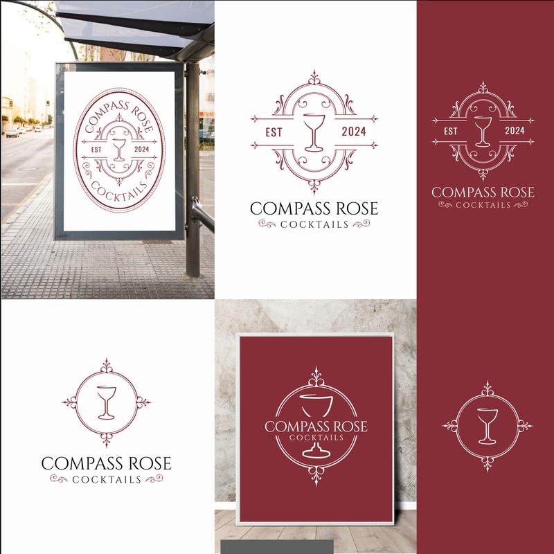 A Logo & Identity Design project by compassrosecocktails on crowdspring