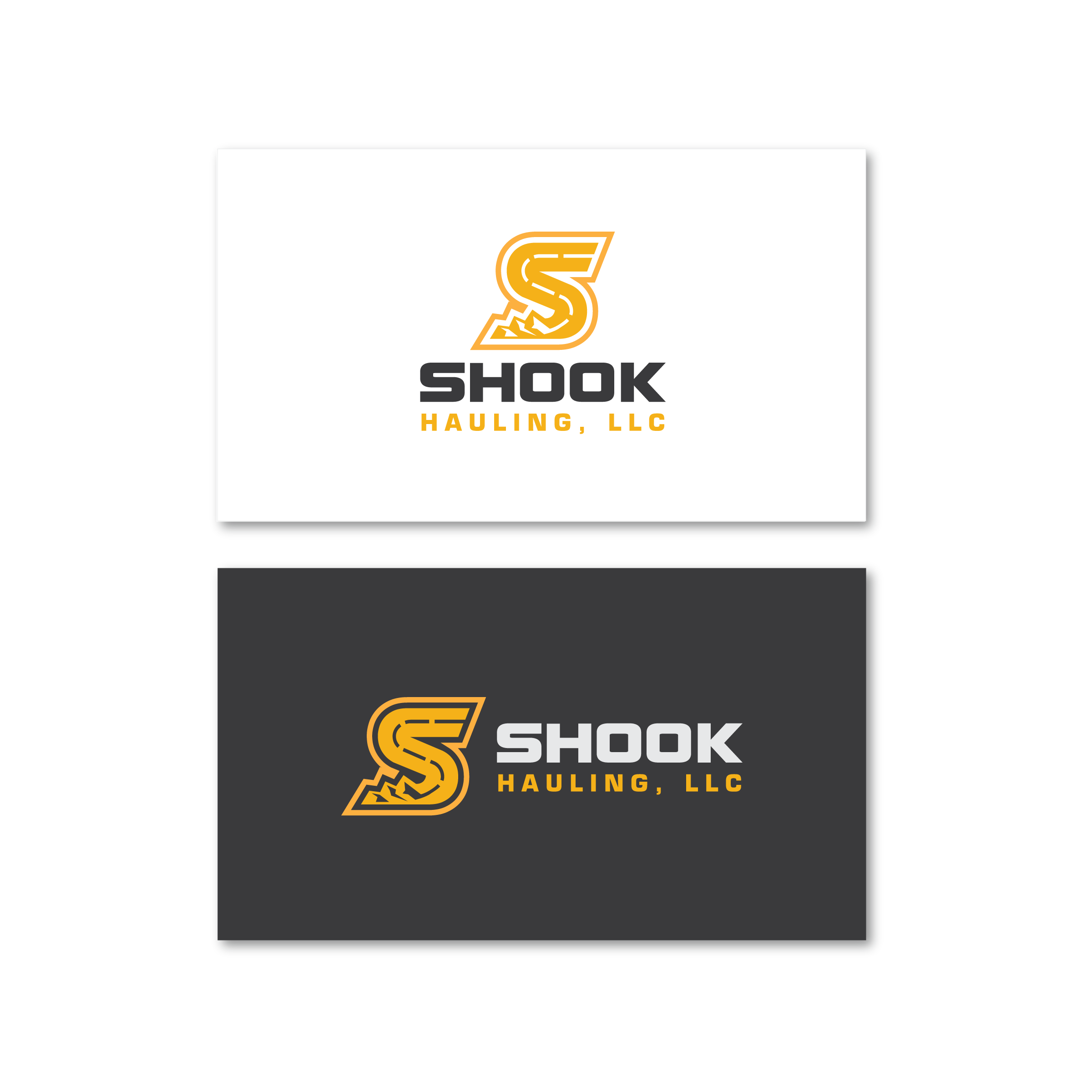 Custom Logo Design For A New Aggregate Hauling Company With A Goal Of ...