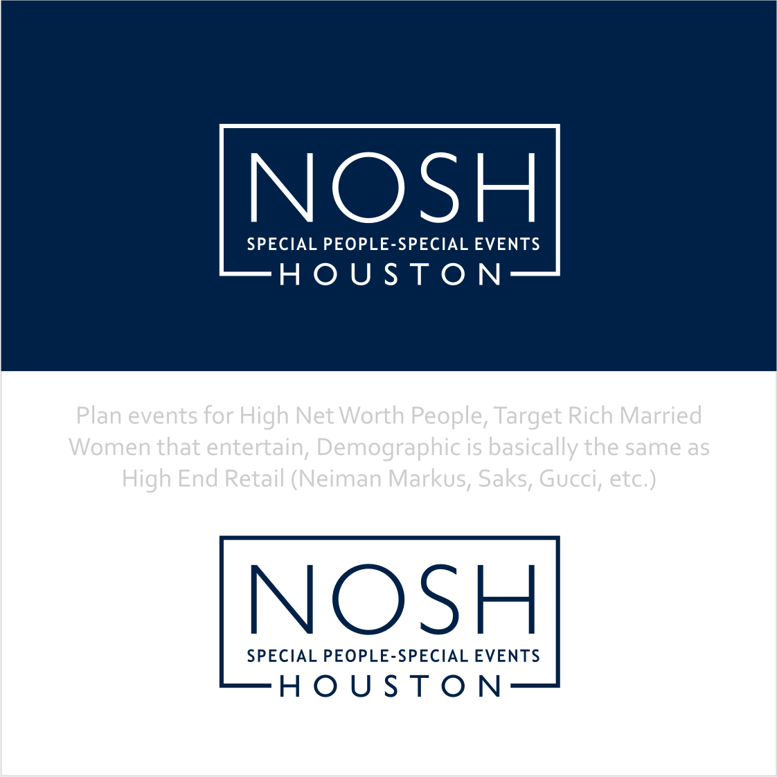 Nosh Houston Logo, a Logo & Identity project by Nosh | crowdspring