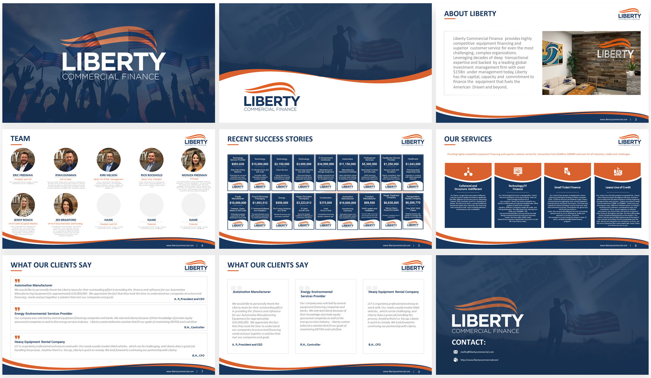 Create a customer facing presentation deck for a Finance Company., a ...