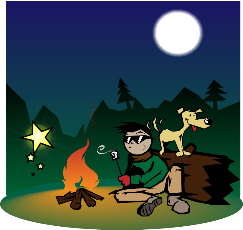 Character Development for Modified Stick-figure in various outdoor ...