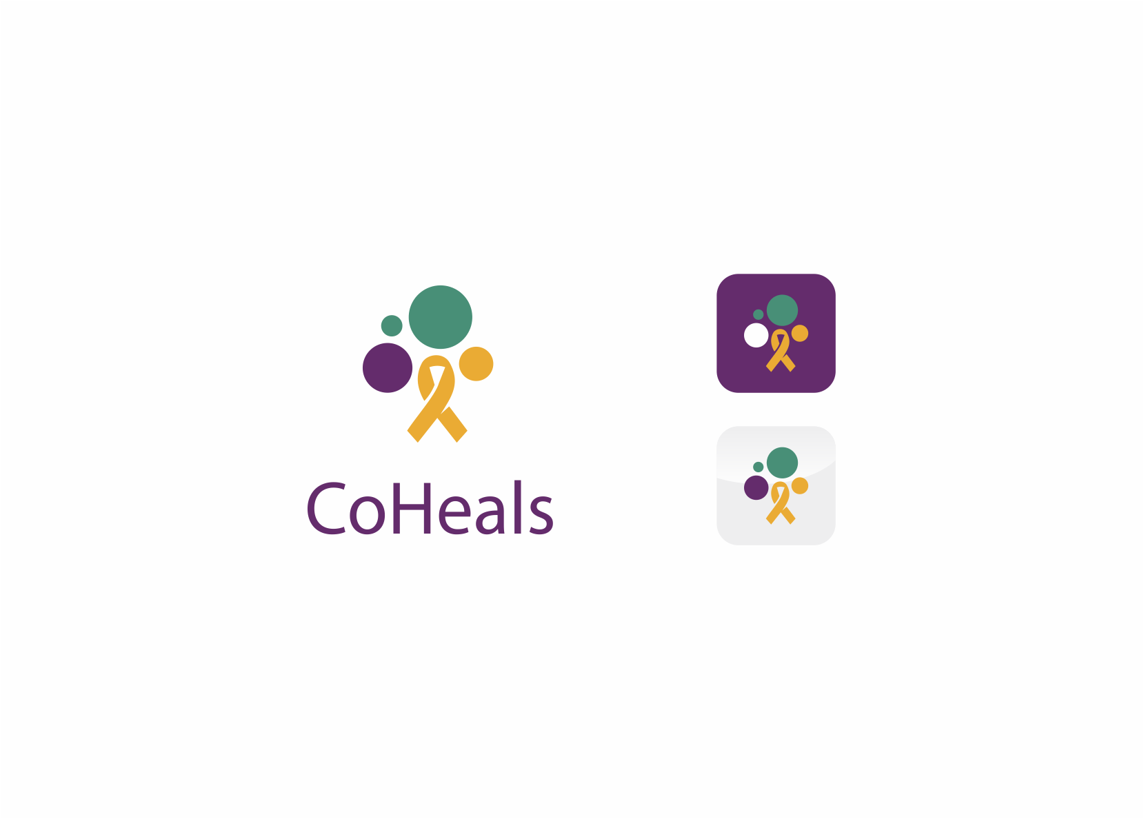 App logo to help connect parents with children with pediatric cancer, a ...
