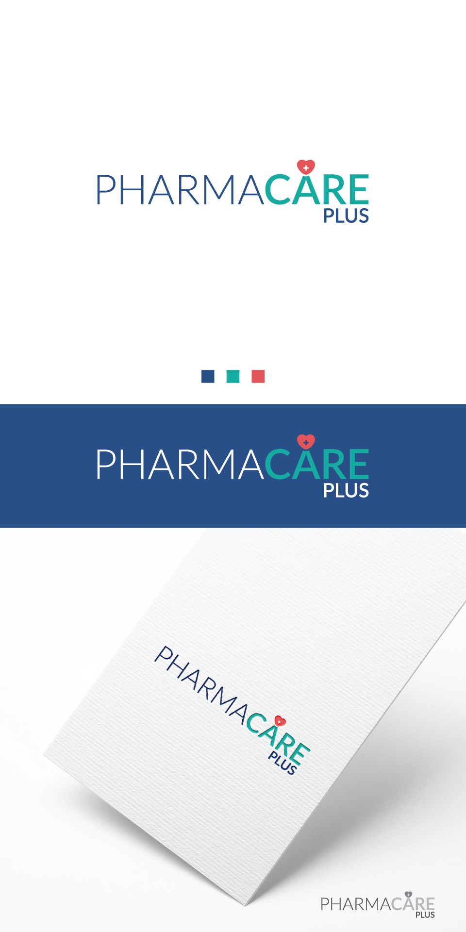 PharmaCare Plus, a Logo & Identity project by dallaspharmacy | crowdspring