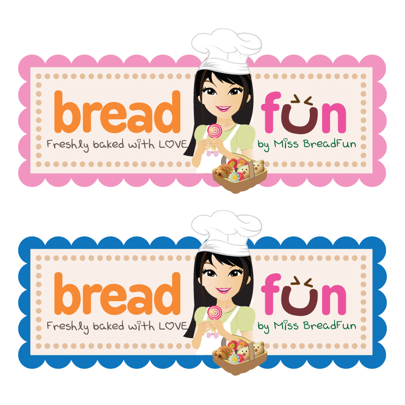 breadfun squishy logo, a Logo & Identity project by miss_sparkle ...