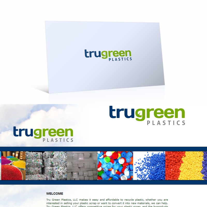 Logo for TruGreen Plastics, a Logo & Identity project by librty5190 ...