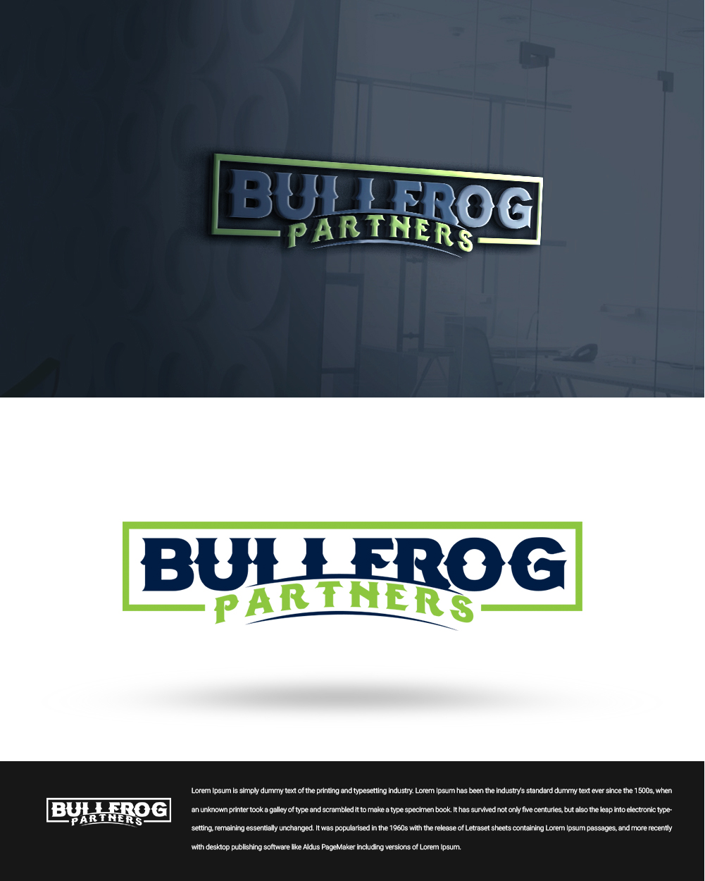 Bullfrog Partners Logo Project, a Logo & Identity project by Bullfrog ...