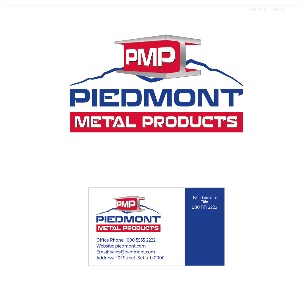 Piedmont Metal Products Logo Design, a Logo & Identity project by ...